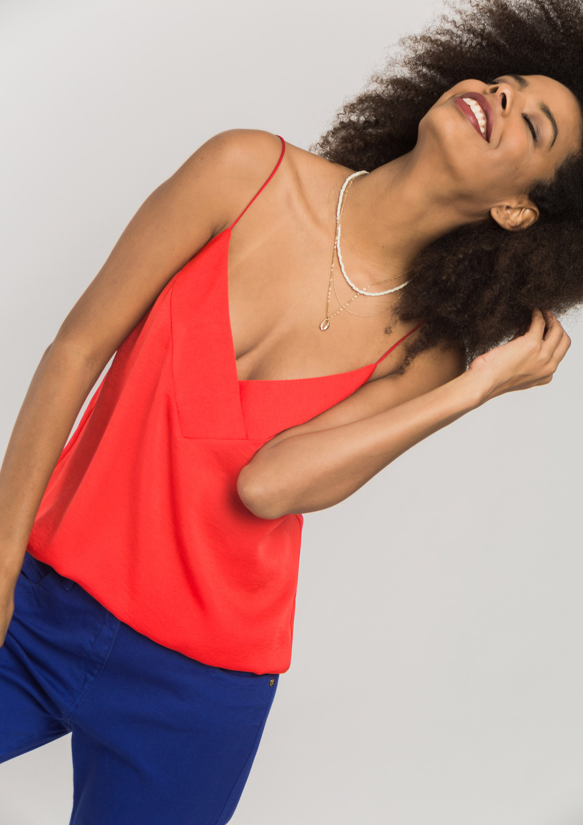 Red Camisole Top
