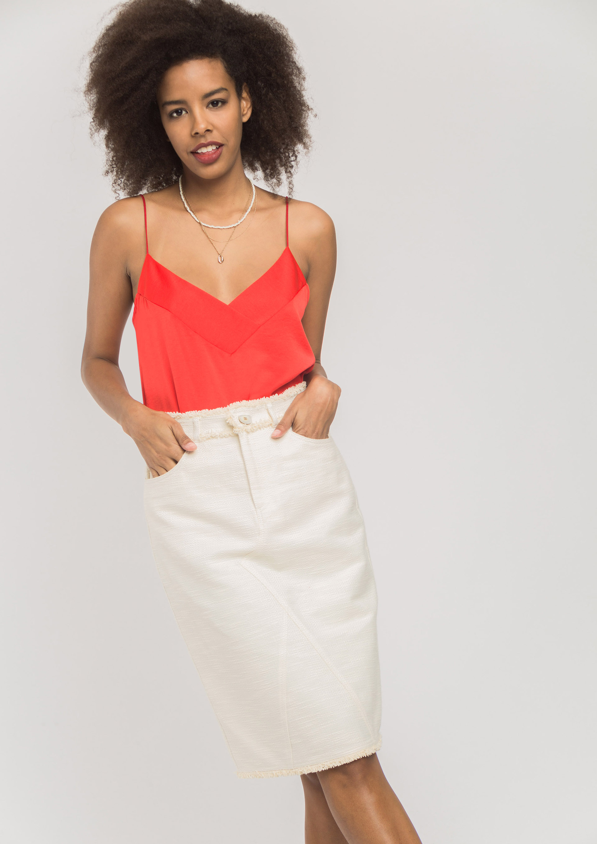 Red Camisole Top