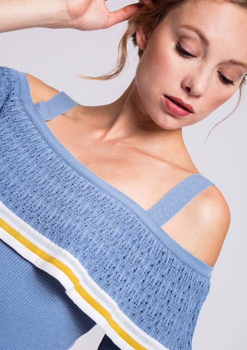 Off The Shoulder Knit Sweater Pattern